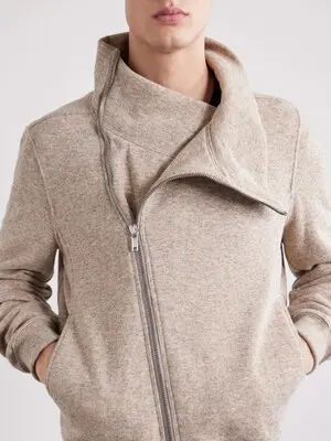Rick Owens Bauhaus Zip-up Sweater - Neutrals