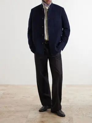 Massimo Alba Bali Wool, Silk, And Cashmere-blend Jacket