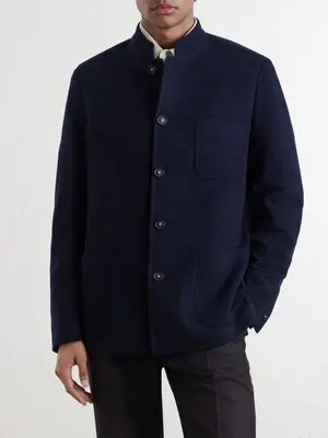 Massimo Alba Bali Wool, Silk, And Cashmere-blend Jacket