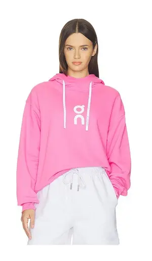 On Club Hoodie In Pink - Bubblegum