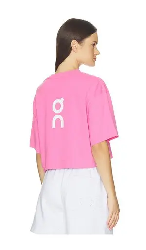 On Club Boxy T In Pink - Bubblegum