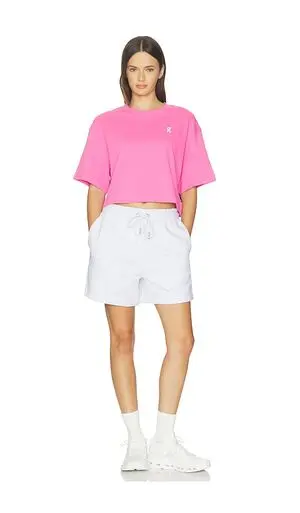On Club Boxy T In Pink