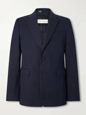 Dries Van Noten Kayno Cotton And Wool-blend Suit - Blue