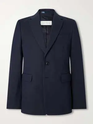 Dries Van Noten Kayno Cotton And Wool-blend Suit - Navy