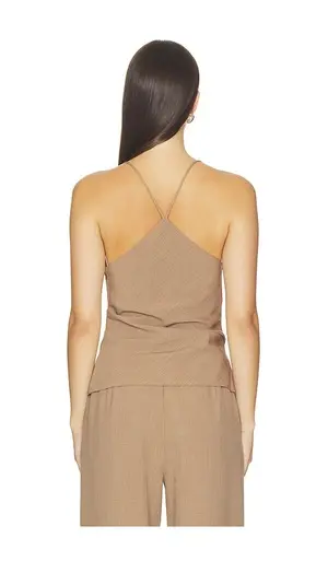 THE SEI Asymmetrical Cowl Neck Top