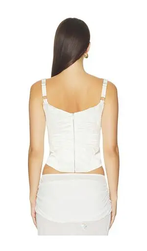 Anna October Florance Milky Corset With Draped Bust