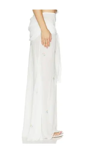 Anna October Oriana Maxi Skirt With Embroidery
