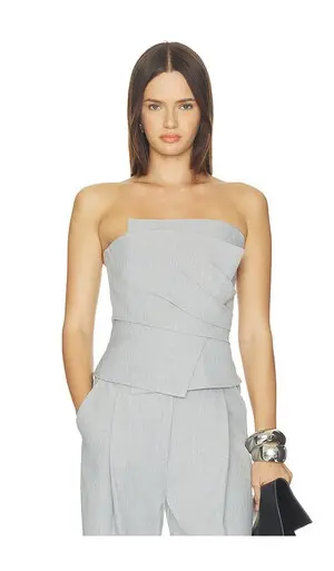 THE SEI Wrap Bustier Top