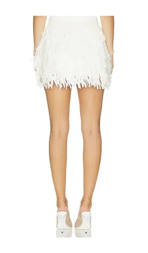 Cult Gaia Darryl Skirt In White
