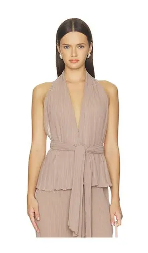 LOVERS AND FRIENDS Delilah Top In Brown