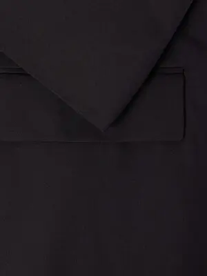 Dries Van Noten Billys Cotton And Wool-blend Canvas Blazer - Black