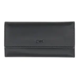 Paul & Shark Leather Key Pouch - Black