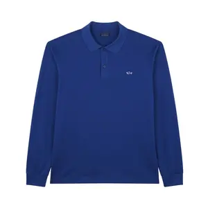 Paul & Shark Double Piqué Cotton Polo - Bluette