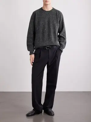 Eleventy Ribbed Wool-blend Sweater