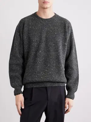 Eleventy Ribbed Wool-blend Sweater
