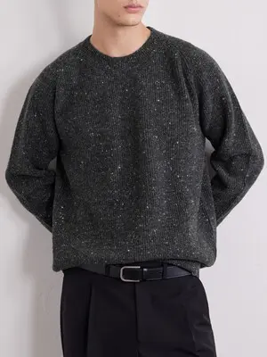 Eleventy Ribbed Wool-blend Sweater