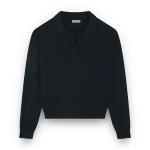 Paul & Shark Wool And Cashmere Polo Shirt - Dama Blue