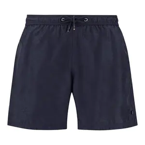Paul & Shark Portofino Swim Shorts With Shark Waves Print - Blue