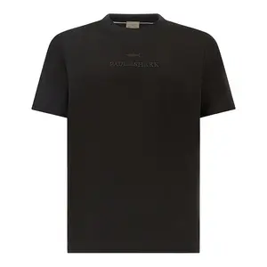 Paul & Shark Aqua Touch Cotton T-shirt With Embroidered Logo