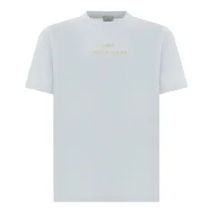Paul & Shark Aqua Touch Cotton T-shirt With Embroidered Logo - Skyride