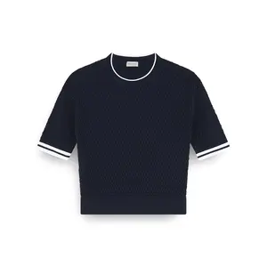 Paul & Shark Wool And Cashmere Crew Neck Sweater - Dama Blue