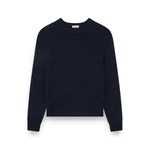 Paul & Shark Merino Extrafine Wool Crew Neck Sweater - Dama Blue