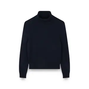 Paul & Shark Merino Extrafine Wool Turtleneck Sweater - Dama Blue