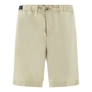 Paul & Shark Garment‑dyed X‑soft Lyocell Bermuda Shorts With Drawstring - Beige