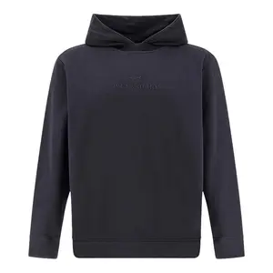 Paul & Shark Hoodie In Active Fleece Cotton - Dama Blue