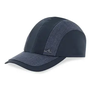 Paul & Shark Baseball Cap In Jersey And Denim - Dama Blue