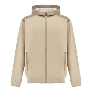 Paul & Shark X‑soft Zip‑up Sweatshirt In Viscose With Alcantara® Details - Beige