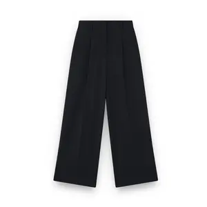 Paul & Shark Wool Stretch Wide Leg Trousers - Dama Blue