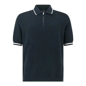 Paul & Shark Polo In Piuma Cotton - Blue