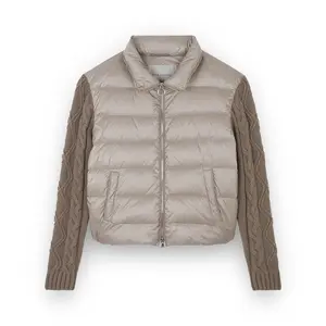 Paul & Shark Shiny Hybrid Down Jacket - Atmosphere Beige