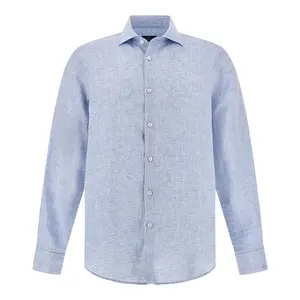 Paul & Shark Soffio Linen Shirt - Bluette
