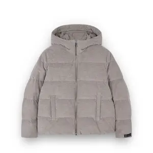 Paul & Shark Cashmere And Cotton Velvet Jacket - Medium Taupe