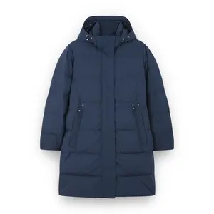 Paul & Shark Typhoon® Platinum Long Down Jacket - Dama Blue