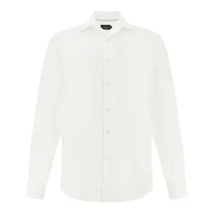 Paul & Shark Soffio Linen Shirt - White