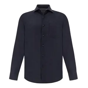 Paul & Shark Soffio Linen Shirt - Dama Blue