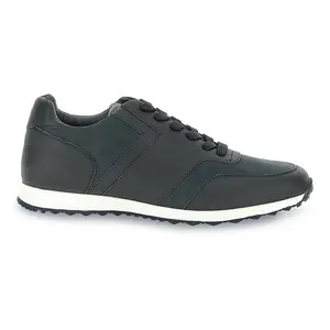 Paul & Shark Sneakers In Leather And Suede - Dama Blue