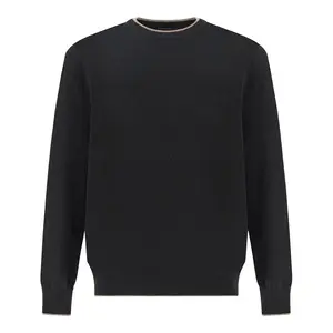 Paul & Shark Cashmere Crew‑neck Sweater - Black
