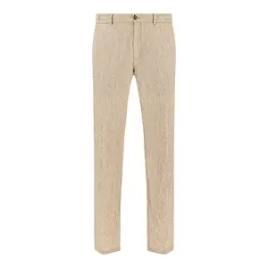 Paul & Shark Linen Chino Pants With Drawstring - Beige