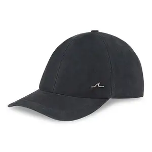 Paul & Shark Aqualeather Suede Baseball Cap - Blue Graphite