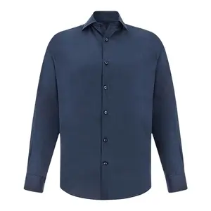 Paul & Shark Garment‑dyed Cotton Voile Shirt - Dama Blue