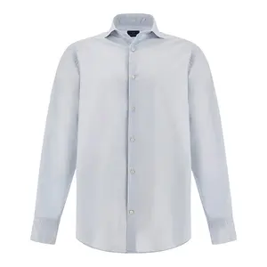 Paul & Shark Garment‑dyed Cotton Voile Shirt - Skyride