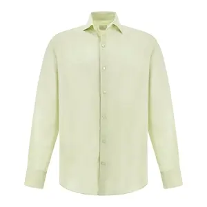 Paul & Shark Garment‑dyed Cotton Voile Shirt - Meadow Mist