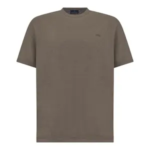 Paul & Shark Cotton Jersey T-shirt With Shark Fin Embroidery - Morel