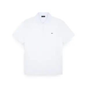 Paul & Shark Polo In Double Mercerised Cotton Jersey - White