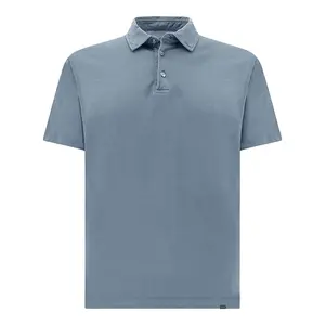 Paul & Shark Polo Shirt In Garment‑dyed Suvin Cotton - Versilia
