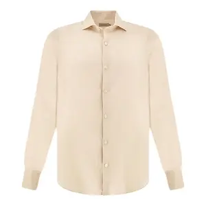 Paul & Shark Garment‑dyed Linen Shirt - Beige